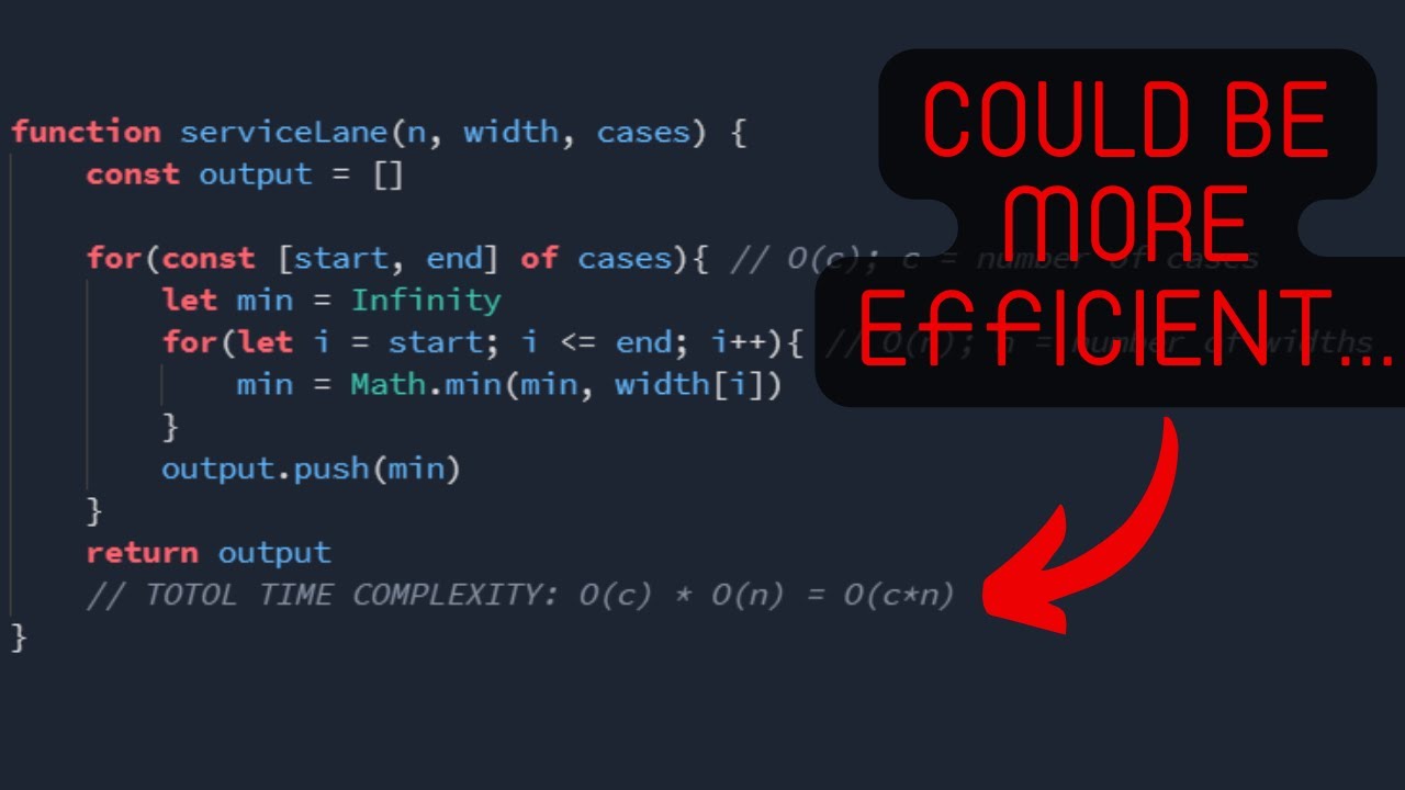 Service Lane | HackerRank (JavaScript)