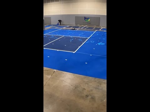 Pickleball Court Installation Timelapse