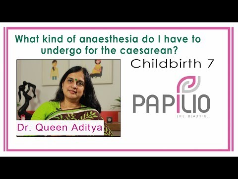 Anaesthesia during c section. Childbirth 7