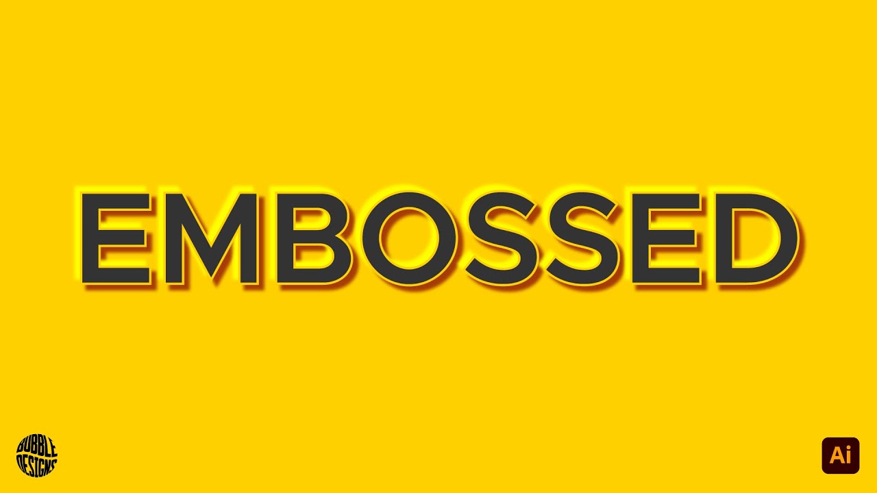 Mastering Embossed Text Effect in Adobe Illustrator: The Ultimate Guide