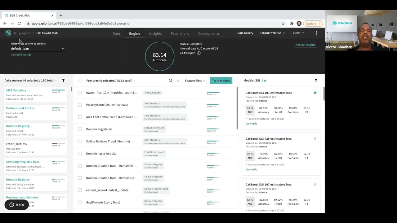 Explorium External Data Platform for Fintech