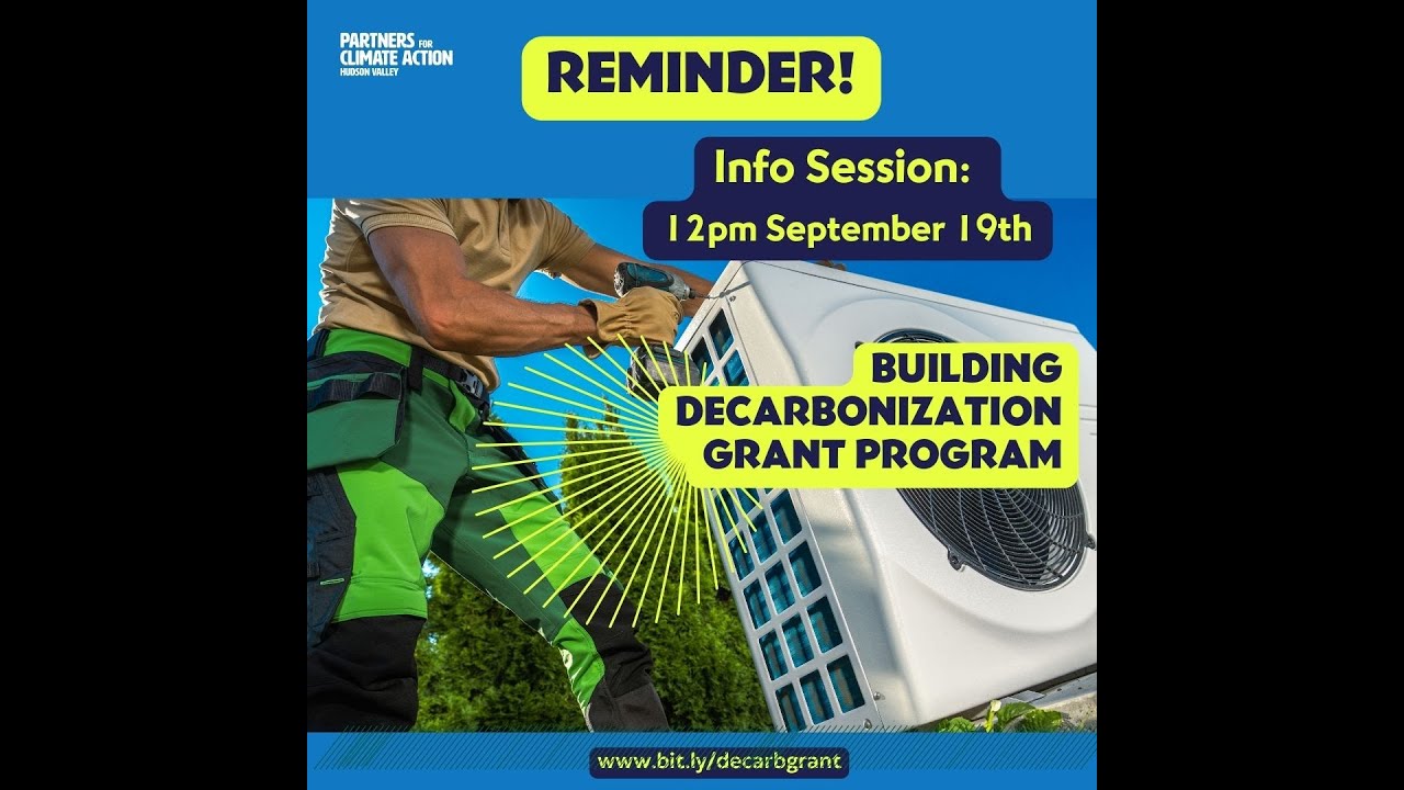 Building Decarbonization Grant Program Info Session