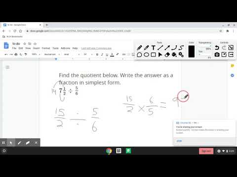 7 1/2 divided by 5/6