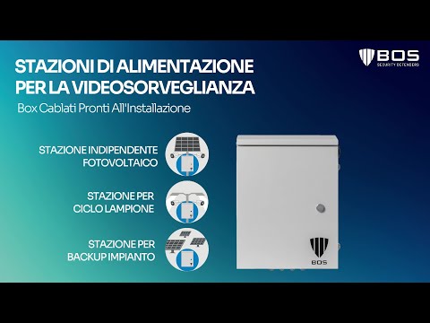 Stazioni di Alimentazione per Videosorveglianza