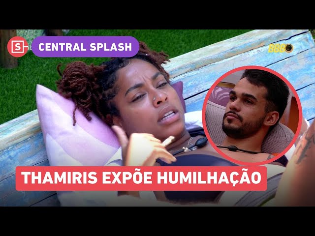 BBB 25: Thamiris diz que está chateada com atitude de João Gabriel