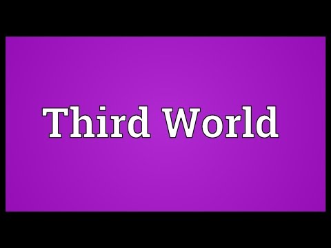 Third World Meaning