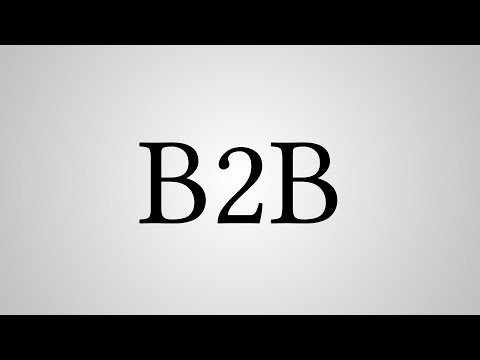 What Does "B2B" Stand For?