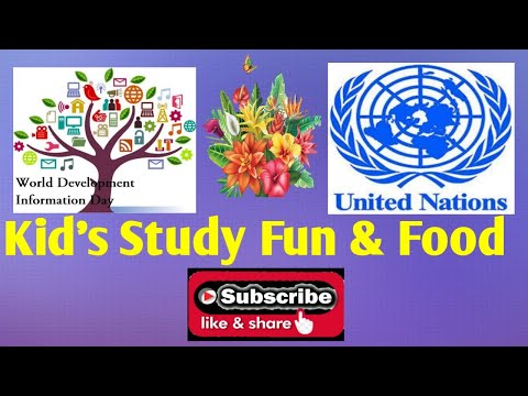 World Development Information Day // United States Day 24 October Speciality to the day