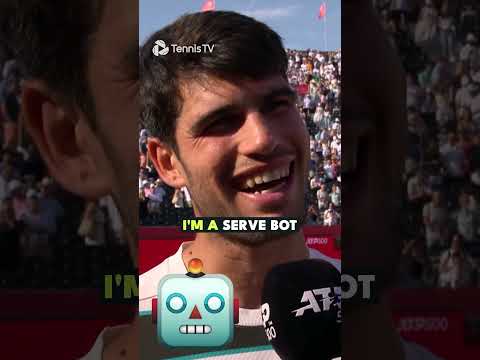 Alcaraz *Serve* Bot?! 🤖😆