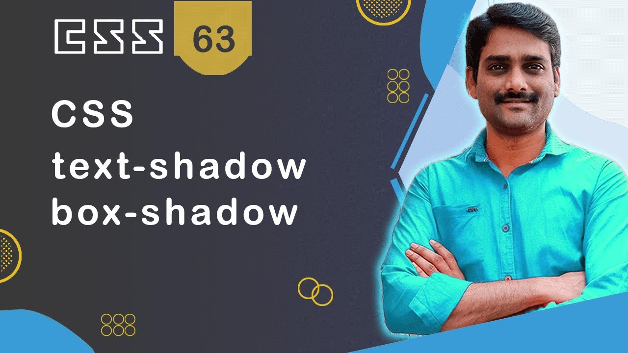 CSS text-shadow Property | CSS box-shadow Property - CSS Tutorial 63 🚀