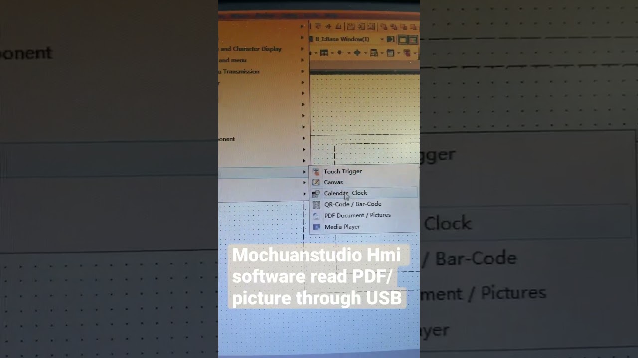 Mochuanstudio HMI software add new function to read PDF/pictures through USB #hmi #plc