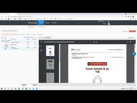 4 Expense Types in Concur