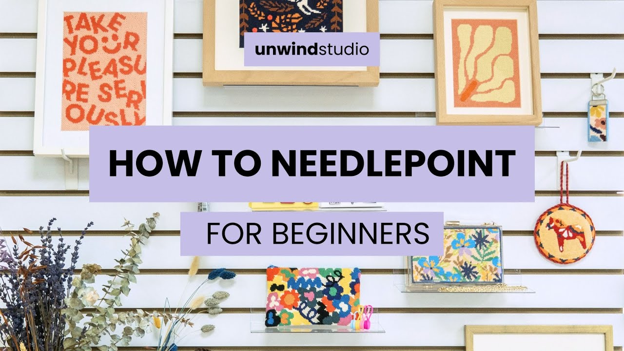 How to Needlepoint for Beginners - Step By Step Easy Guide