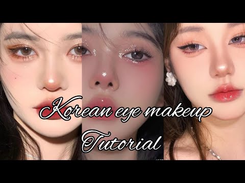 Korean eye makeup tutorial | eye makeup | 👁️🪄💕