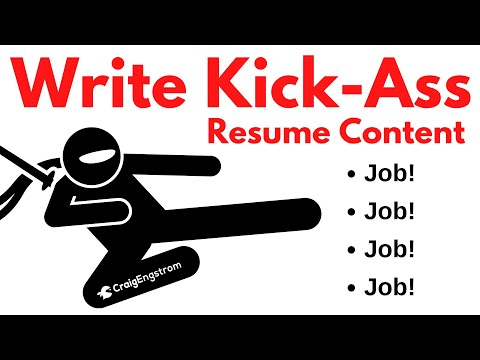 How to Write Resume Bullet Points that Kick Ass - XYZ Approach
