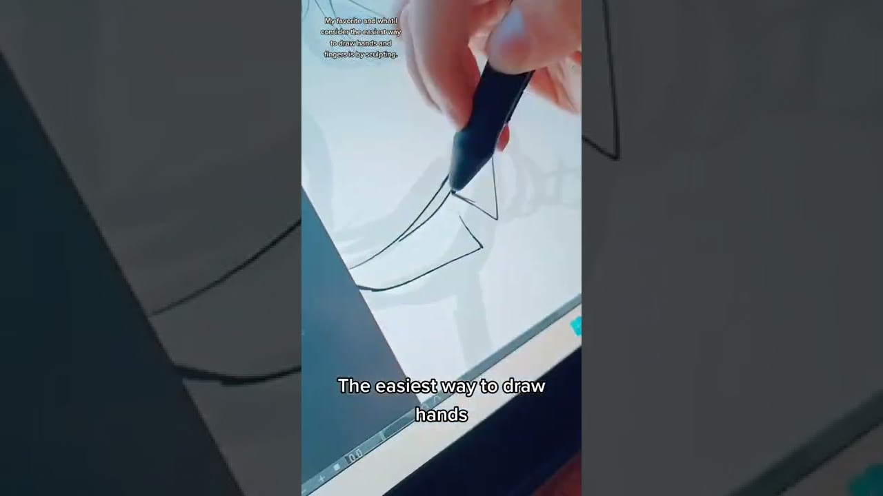 Check out how this creator draws hands! 😱 #shorts