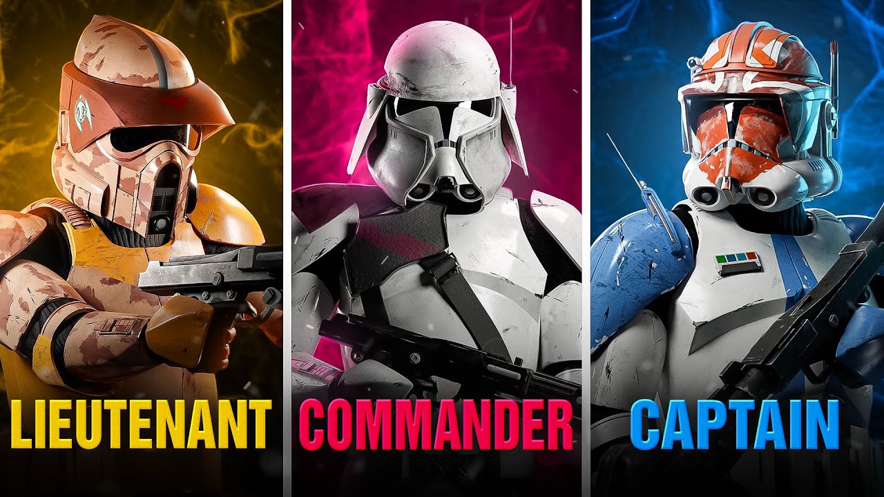 EVERY SINGLE Clone Trooper Rank Explained!