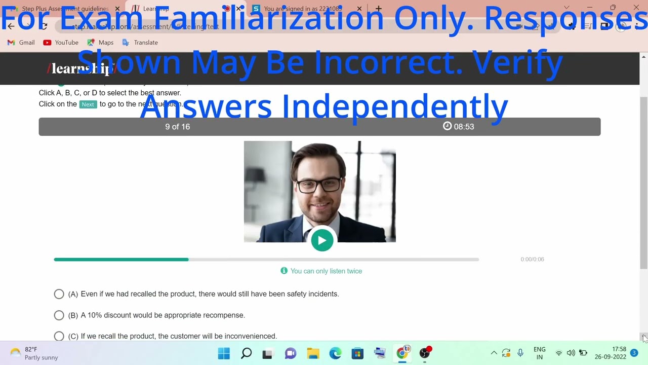 STEP Plus Speaking Test | Full Assessment & Sample Responses