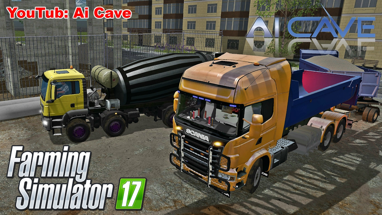 SCANIA V8 HKL with Rail Trailer v 1.0.2.0 - FS 17
