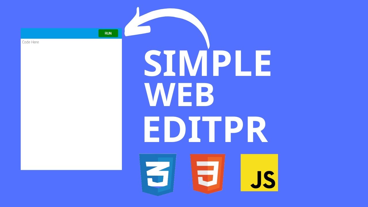 HOW TO CREATE WEB EDITOR BY HTML CSS JAVASCRIPT