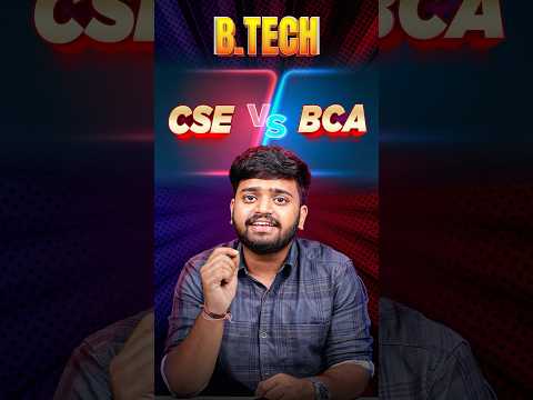 BTech CSE Vs BCA: Which One is Best For You in 2025? | BTech Vs BCA | Intellipaat #Shorts