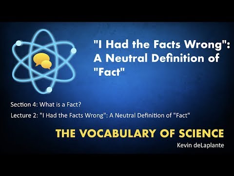 04.02. "I Had the Facts Wrong": An Epistemically Neutral Definition of "Fact"