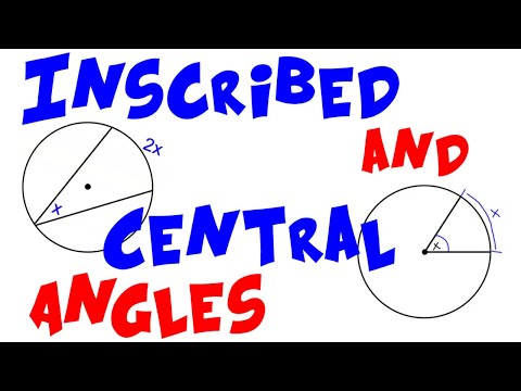 Angles in Circles Pt. 1 - Inscribed and Central Angles