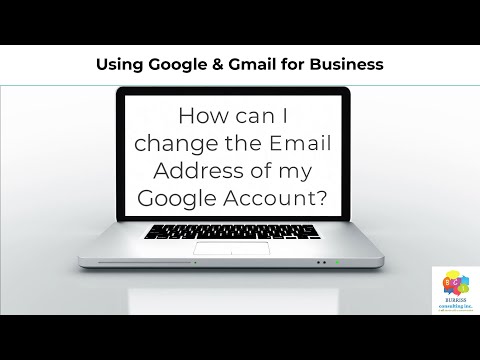 How do I change the email address on my Google Account