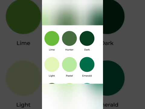 green color name| different types of green color name #english #ielts #punjabkaur