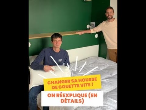 Changer sa housse de couette facilement et rapidement