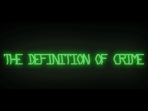 The Definition of Crime