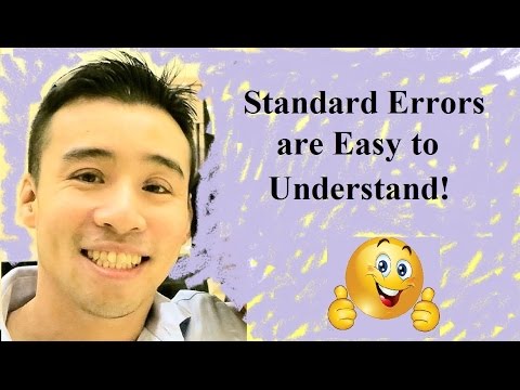 Simplest Explanation of the Standard Errors of Regression Coefficients - Statistics Help