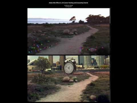 3D camera Tracking and 3D compositing in Adobe After Effects CC