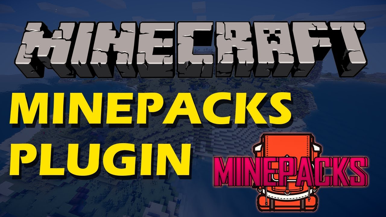 Backpacks in Minecraft with Minepacks Plugin