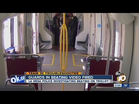 Security officers lose jobs over trolley beating