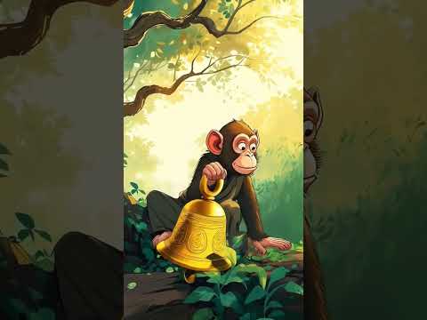 🔔🐒 Golden Bell & The Greedy Monkey#acts #viralshorts
