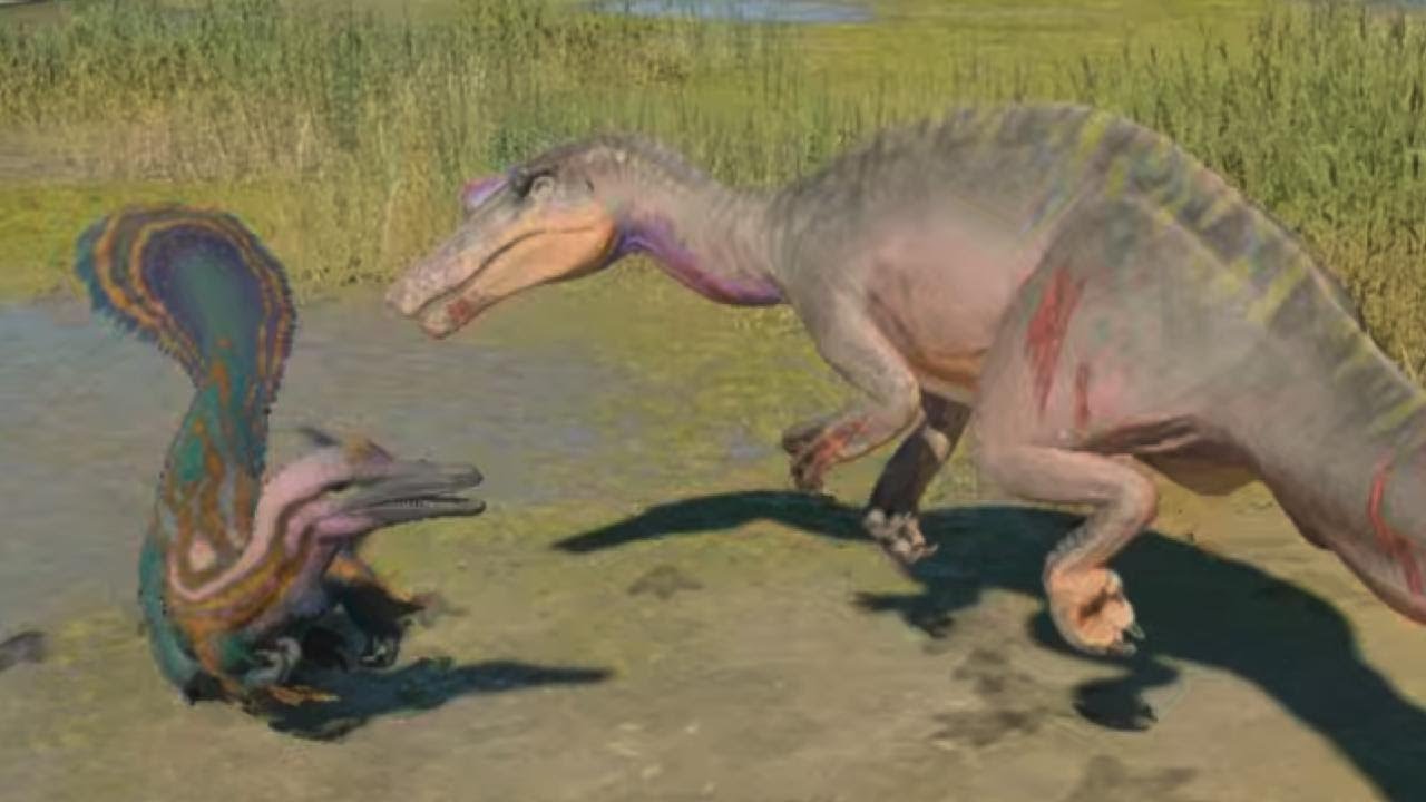 Jurassic World Evolution 3: (Modified) Austroraptor vs Irritator