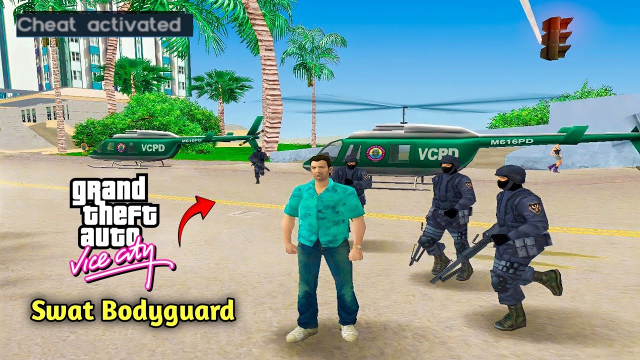 Swat Bodyguard With Helicopter 1.0 - GTA: Vice City