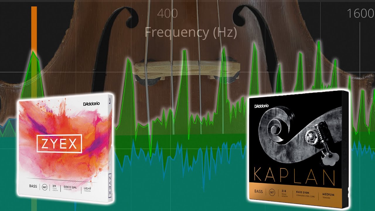 Zyex vs Kaplan  - double bass string comparison!