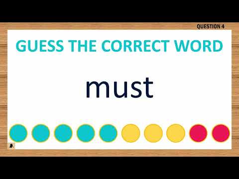 Guess the Correct Word #4004 | Word Game | 4 letters | Unscramble Letters to Find Words | Agent Quiz