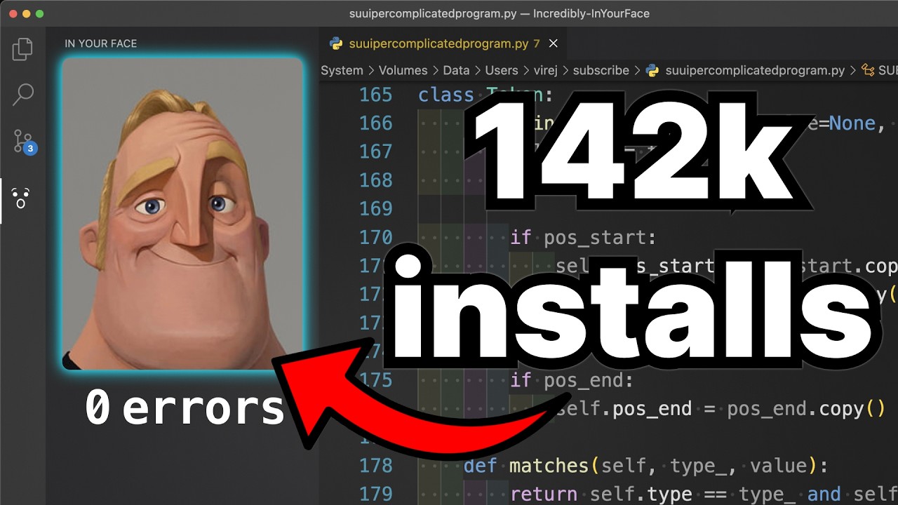 Mr Incredible VSCode Extension!