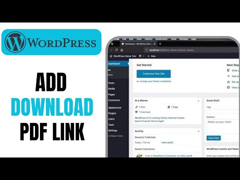How To Add A Download PDF Link In Wordpress (Best Method)