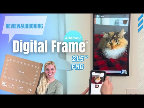 Arktronic Digital Photo Frame Review and Unboxing