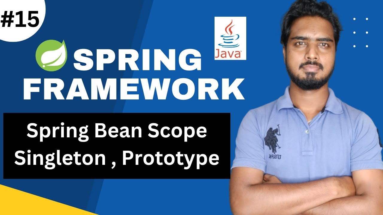 #15 Spring Bean Scope Singleton , Prototype | Spring Framework Tutorials