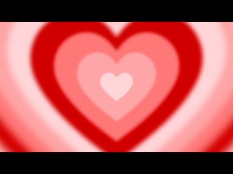 4K 1 Hour Aura Red Heart Loop Aesthetic Background Video Screen Screensaver Wallpaper Y2K