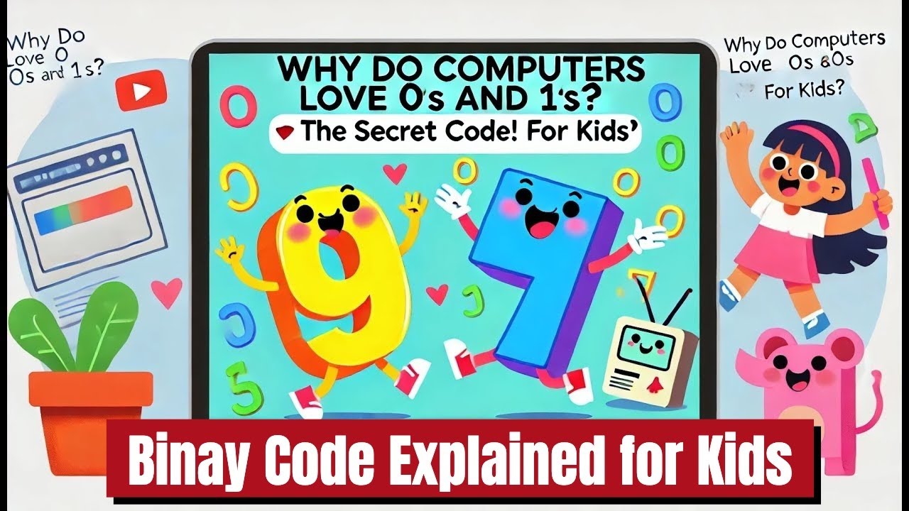 Binary Code Basics: The Magic of 0s and 1s for Kids! 🚀✨