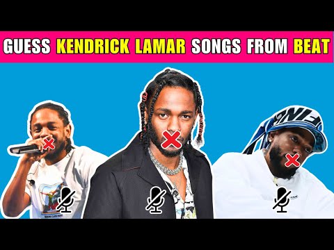 Can You Guess These Kendrick Lamar Songs Just From the Beat? 🔥 | Rap Trivia Challenge