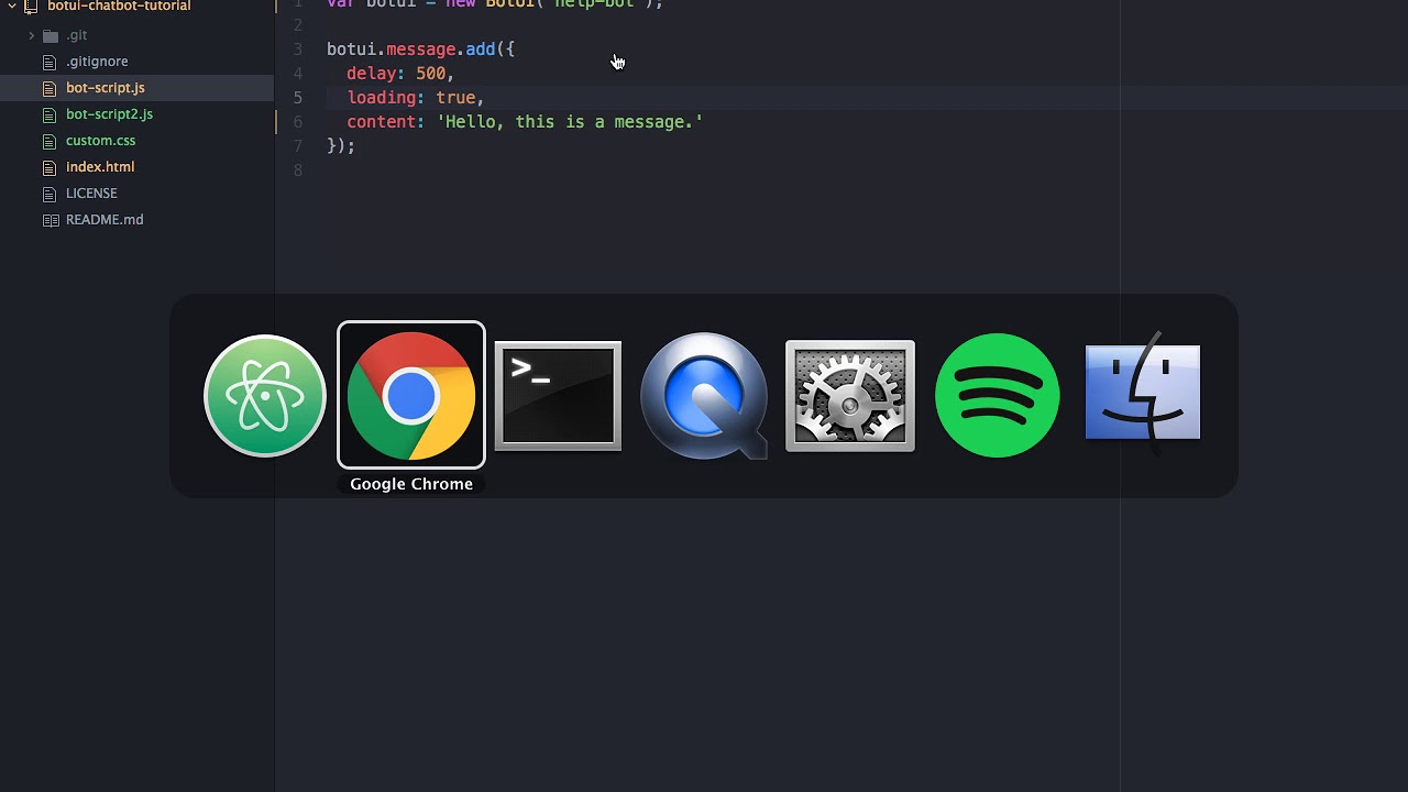 BotUI Tutorial 01 – How to Create a Help Chatbot for Your Website