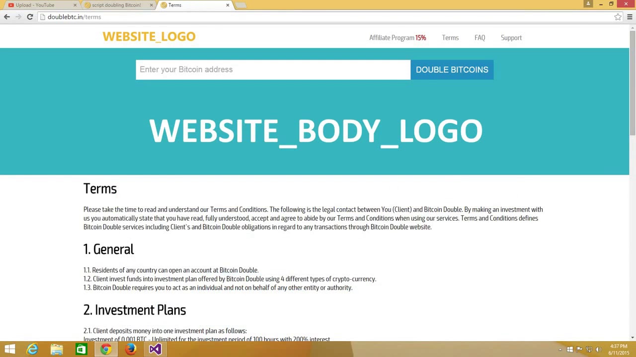 Bitcoin Double Script 2017