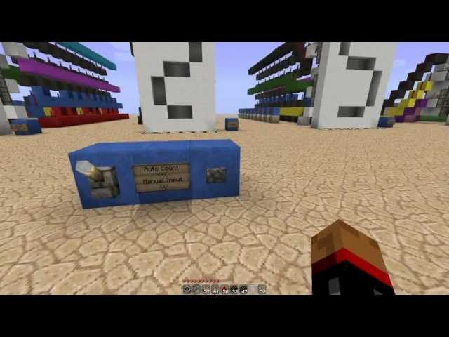 Seven Segment Display + Decoder Gallery (+tutorial!) Minecraft Map